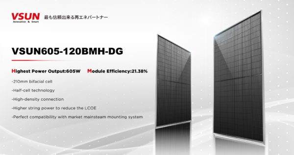 VSUN have launched VSUN605-120BMH-DG module at Intersolar Europe ...
