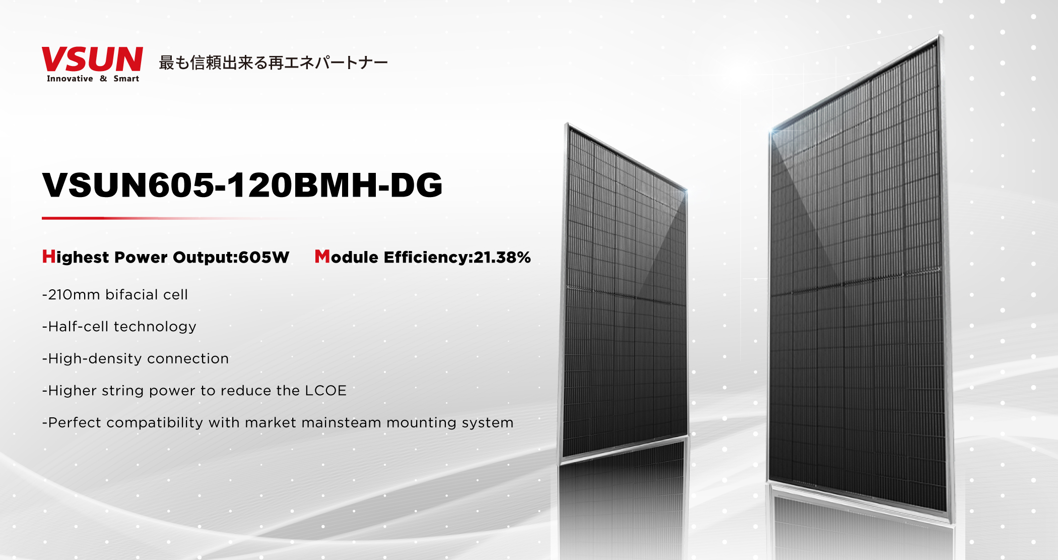 VSUN have launched VSUN605-120BMH-DG module at Intersolar Europe ...