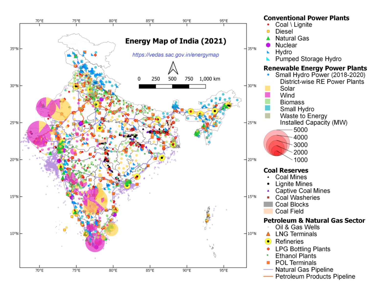NITI Aayog releases geospatial energy map of India – pv magazine ...