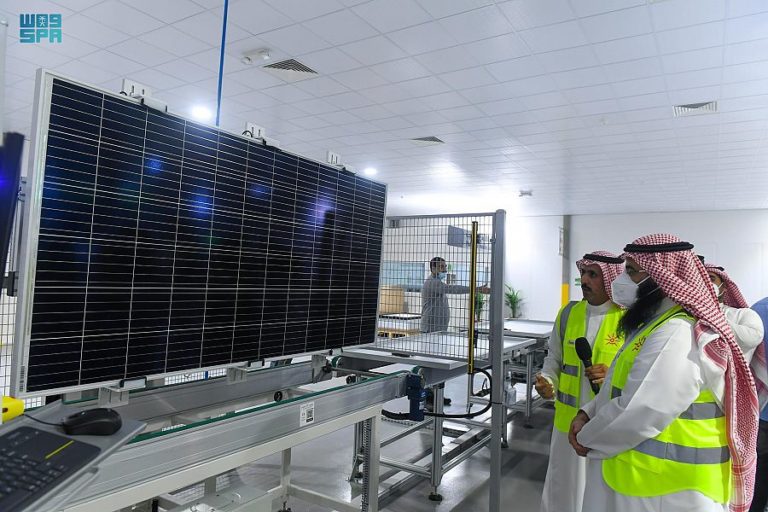 Solar module factory with 1.2 GW capacity inaugurated in Saudi Arabia ...
