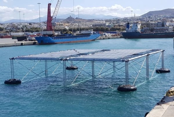 Pilot floating platform for offshore hybrid wind-solar-wave projects ...