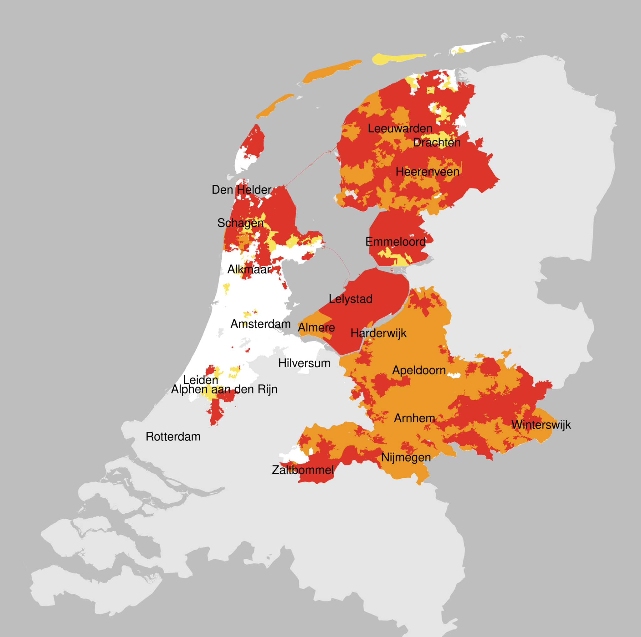 The Netherlands’ Friesland and Gelderland regions reach maximum grid ...