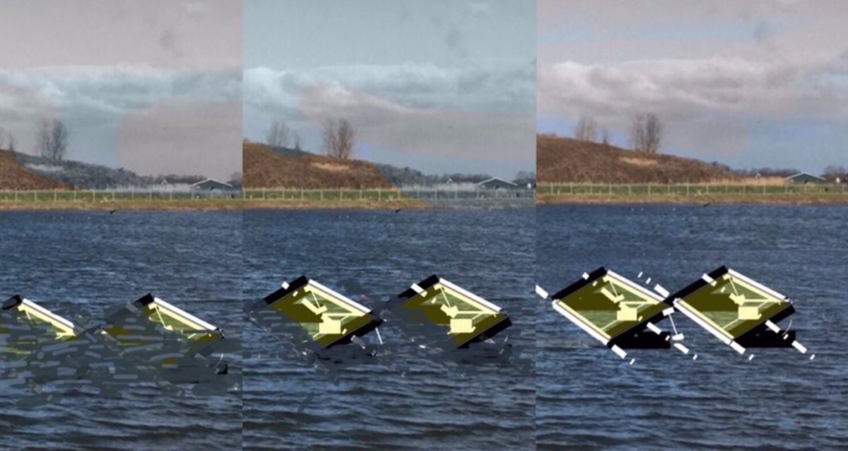 Submersing modular raft for floating photovoltaics – pv magazine ...