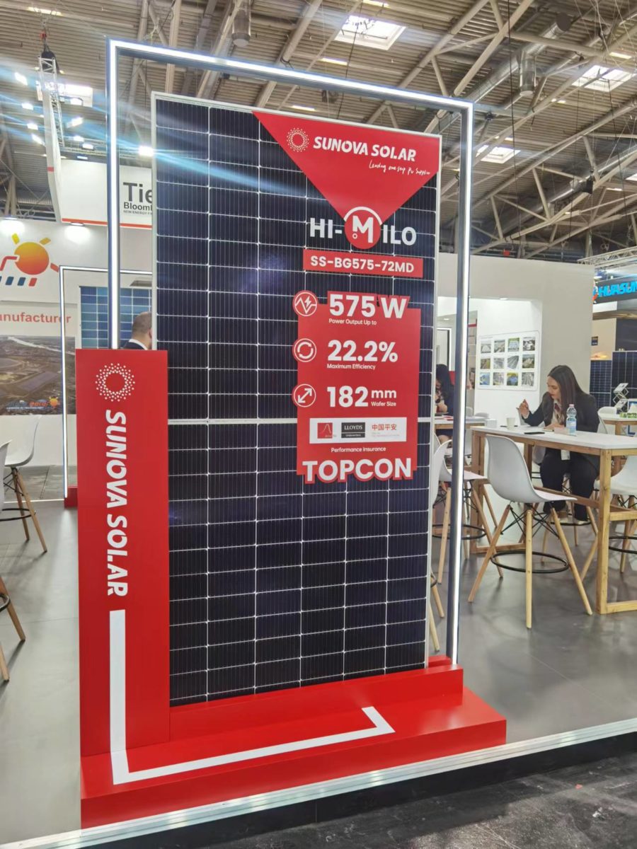 Sunova unveils TOPCon and HJT panels during Intersolar Europe 2022 – pv ...