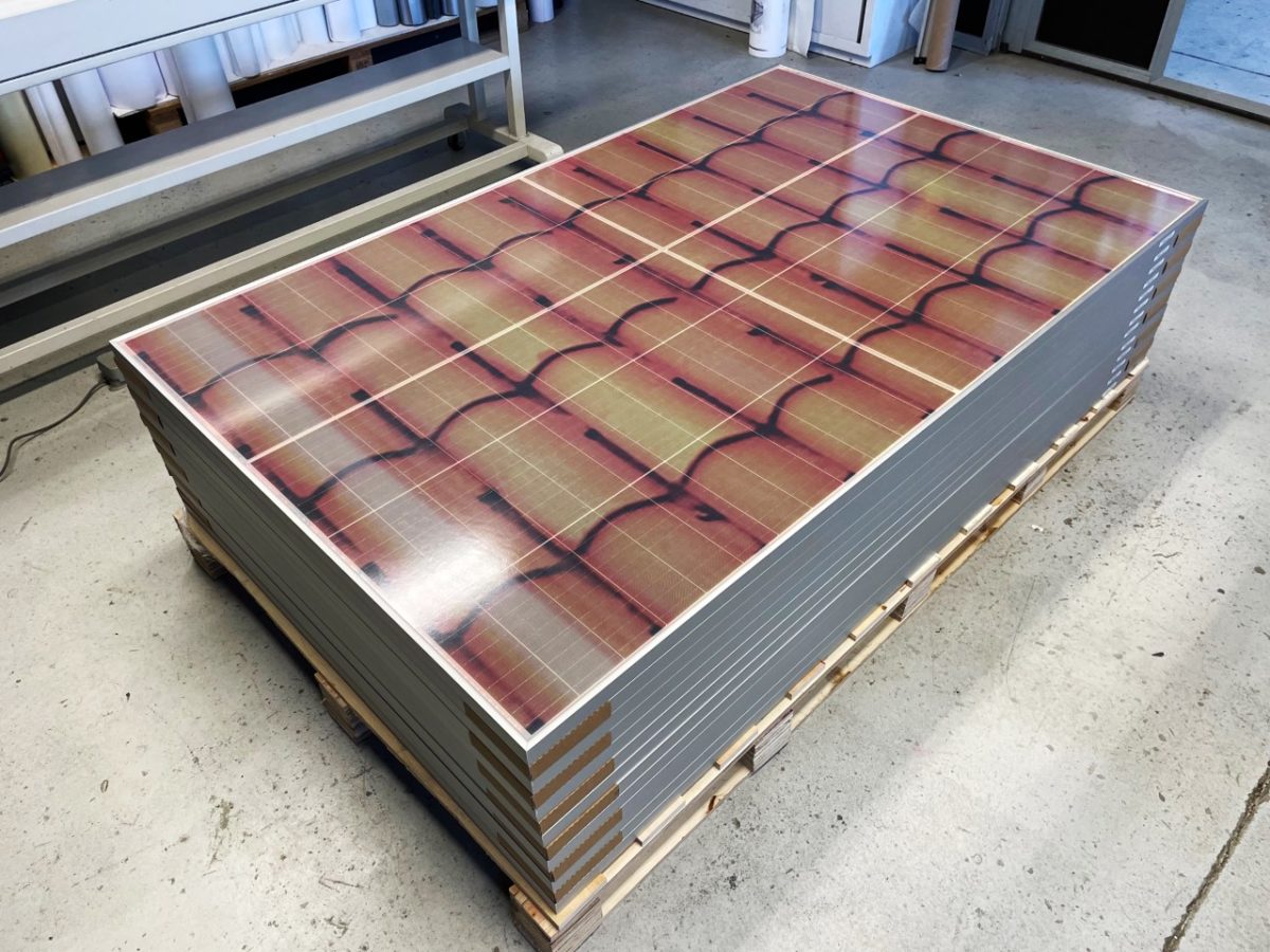 Customizable sticker to turn solar panels into advertising billboards ...