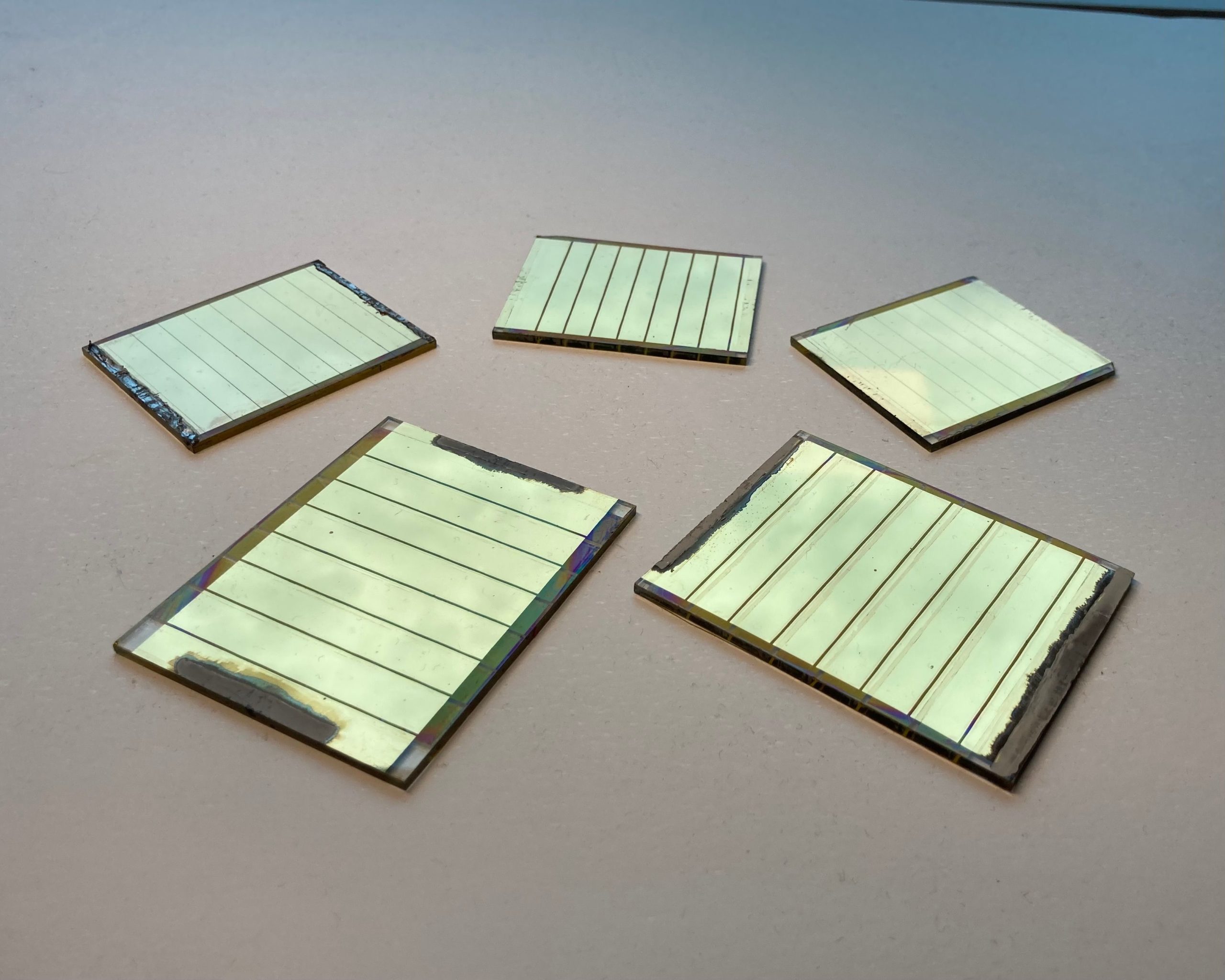 Techniques to build thermally co-evaporated mini perovskite solar ...