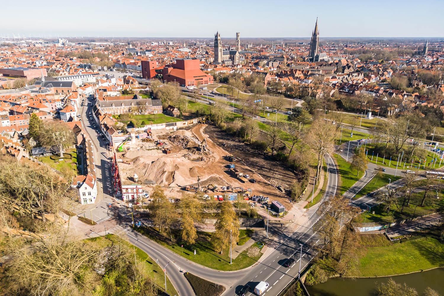 Belgian developer starts digging hole for geothermal heat pumps in ...