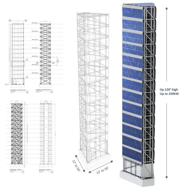 Solar tower of power shows benefits of vertical installations – pv magazine International