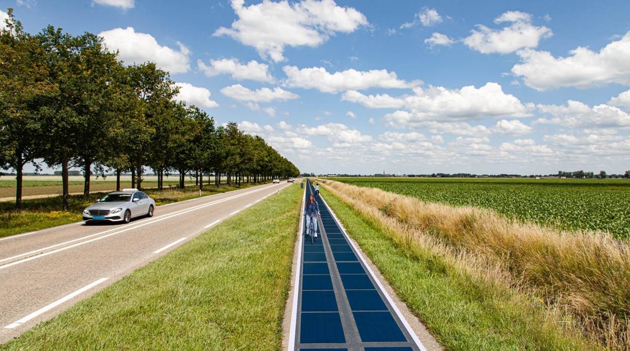 Construction begins on solar cycling path in Netherlands – pv magazine International