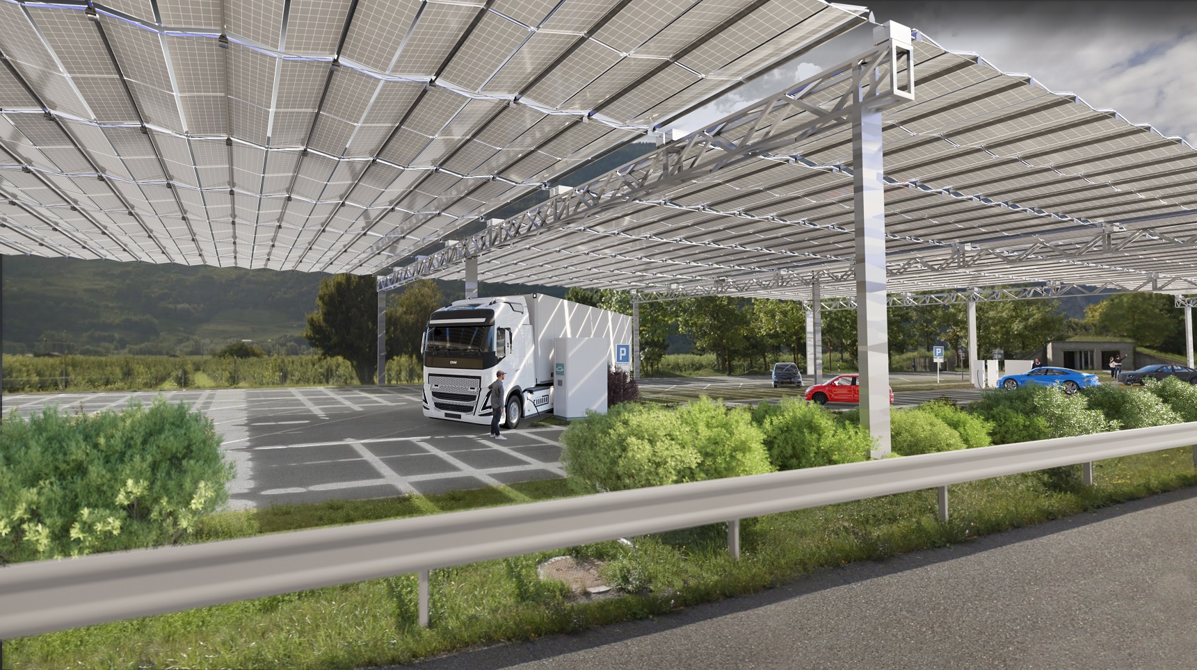 Foldable solar carport extends, retracts in response to weather – pv ...