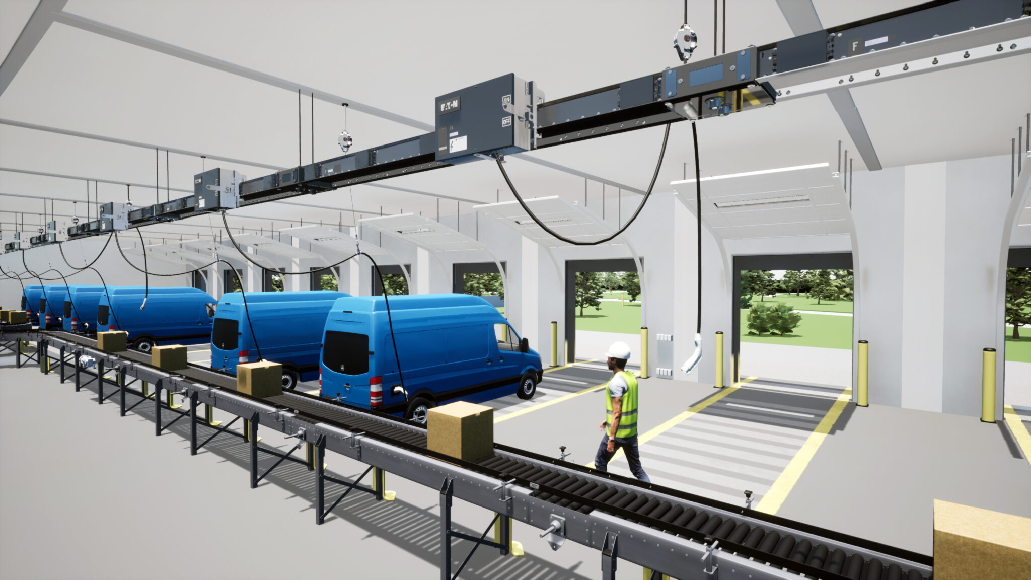 Eaton introduces overhead EV fleet charging solution – pv magazine ...