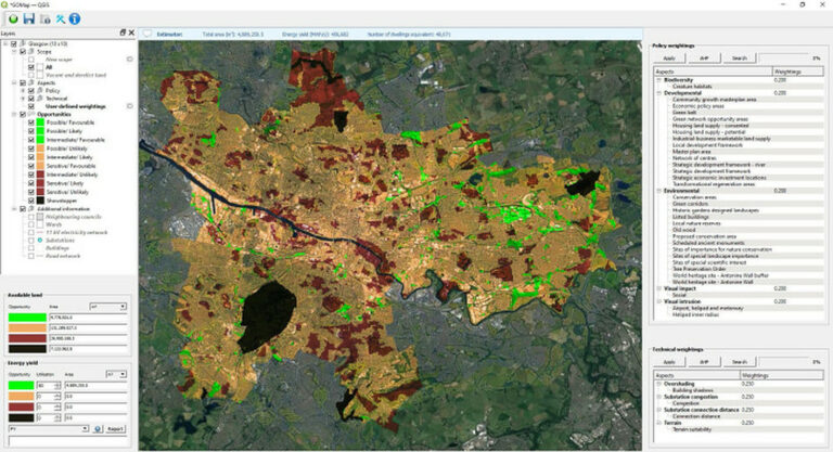 Online mapping tool to identify policy-suitable land for renewables ...