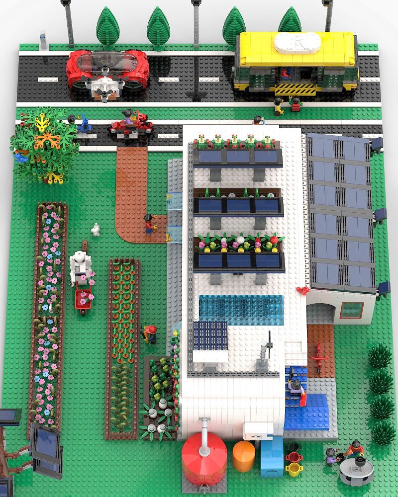 Sustainable solar ‘net zero plus’ home built with LEGO – pv magazine ...