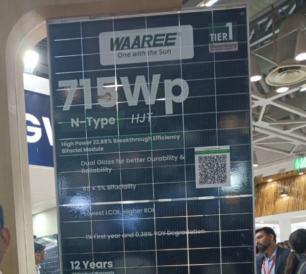 Waaree unveils 715 W dual-glass heterojunction solar modules – pv ...