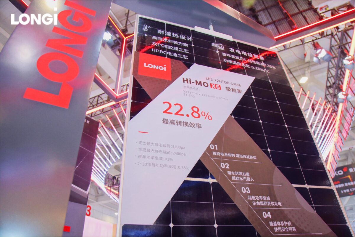 Longi introduces HPBC photovoltaic modules with 22.8% efficiency – pv ...