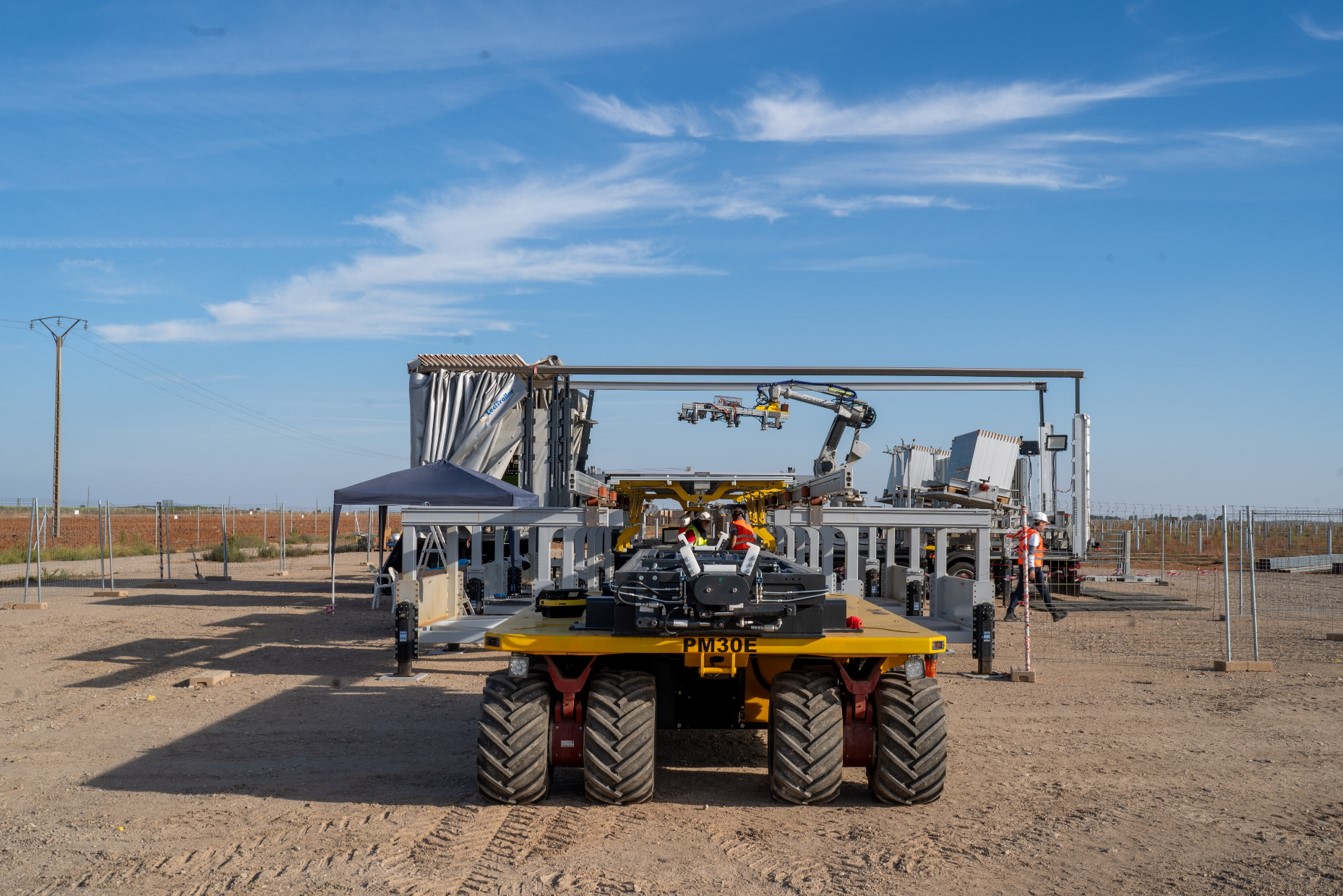Live testing of automated solar PV construction in Spain - Green ...