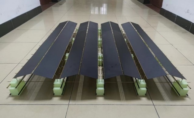 Floating PV system designed for offshore waters can withstand waves up ...