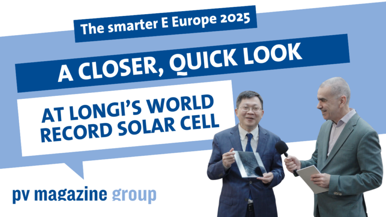 A closer, quick look at Longi’s world record back contact solar cell ...