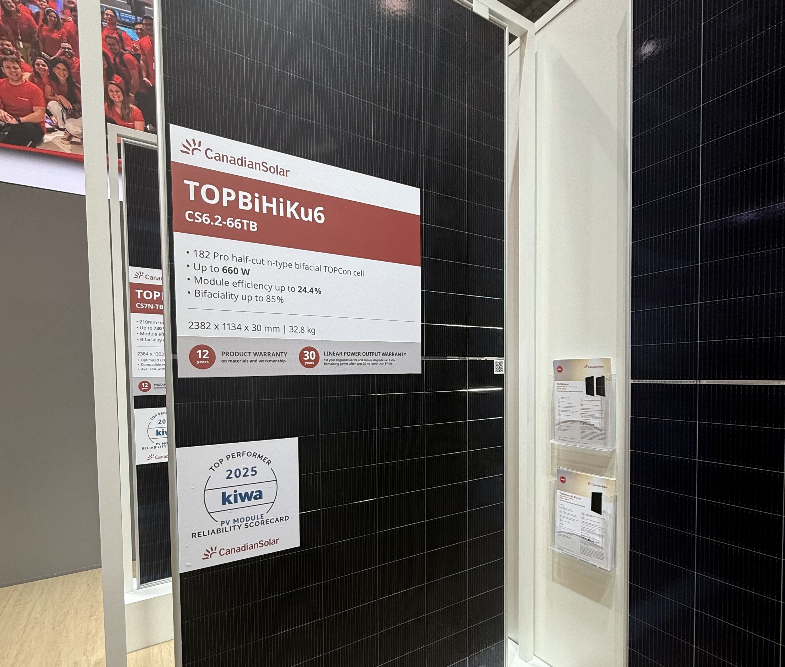 Canadian Solar debuts 660 W TOPCon solar panel with 24.4% efficiency ...