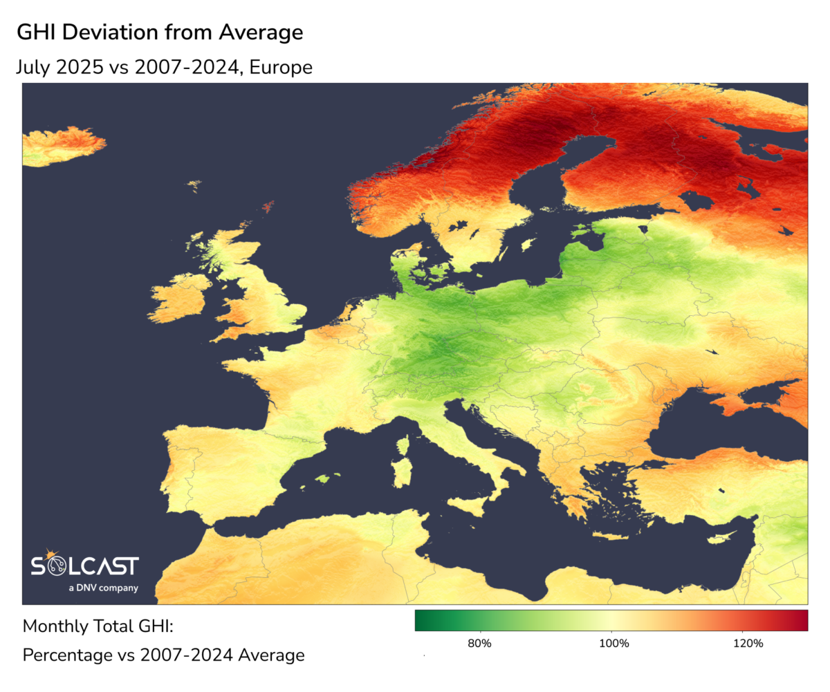 Record-warm July boosts solar in North, dampens South and East – pv ...
