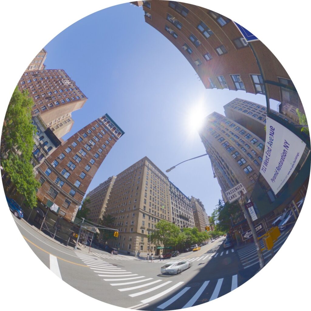 Forecasting solar irradiance in urban environments with just one 360 ...