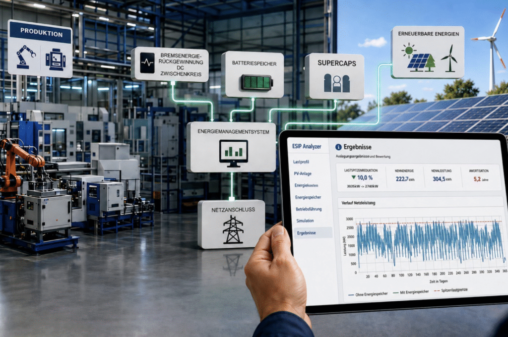 Fraunhofer IWU storage analyzer reduces peak loads in factories - pv ...